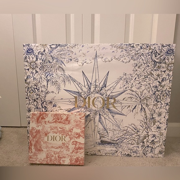 Dior | Accents | Huge Dior Shopping Bag From Monaco | Poshmark